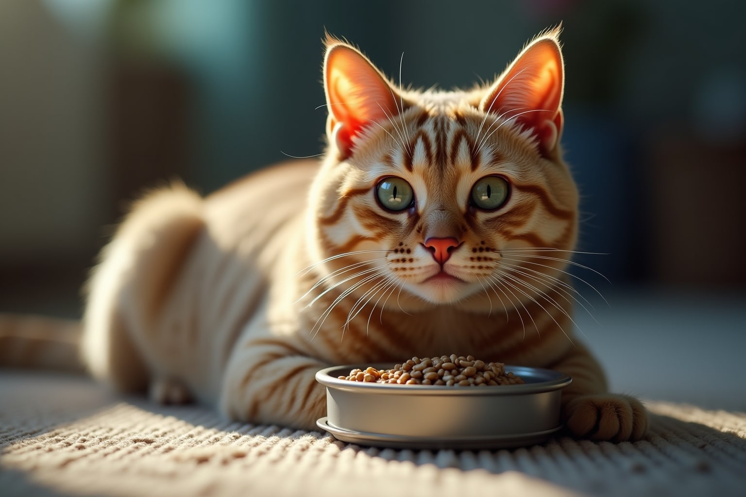 Fette Katzen: Ursachen und Tipps für gesunde Ernährung